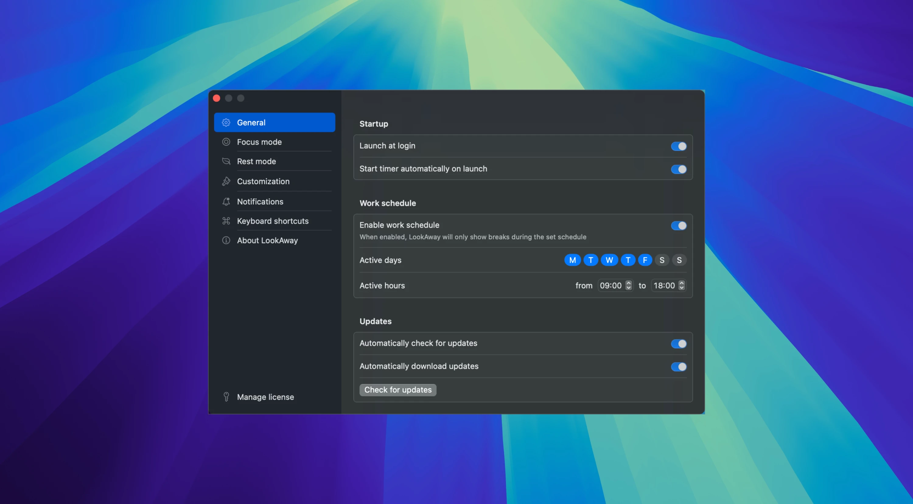LookAway 1.12.2 mac智能休息提醒工具 - macbox.app