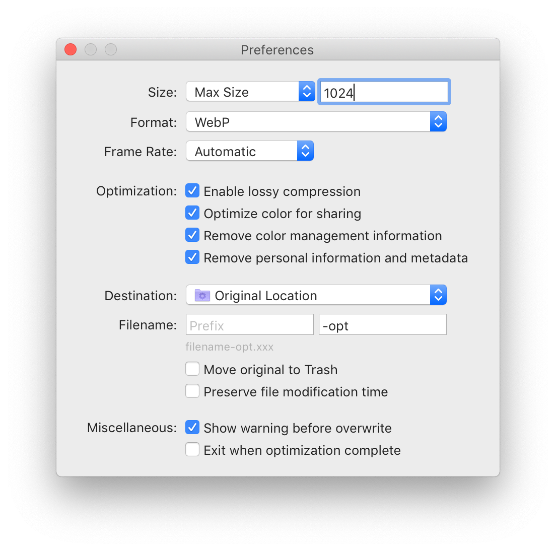 图片瘦身魔法师：Optimage for Mac - 无损压缩终极方案 - macbox.app